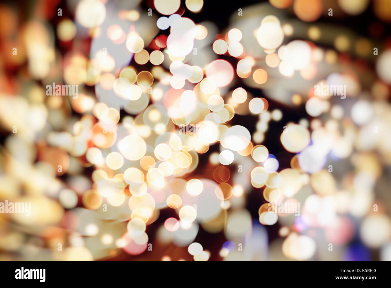 Bright light spots abstract bokeh blurred texture background Stock ...