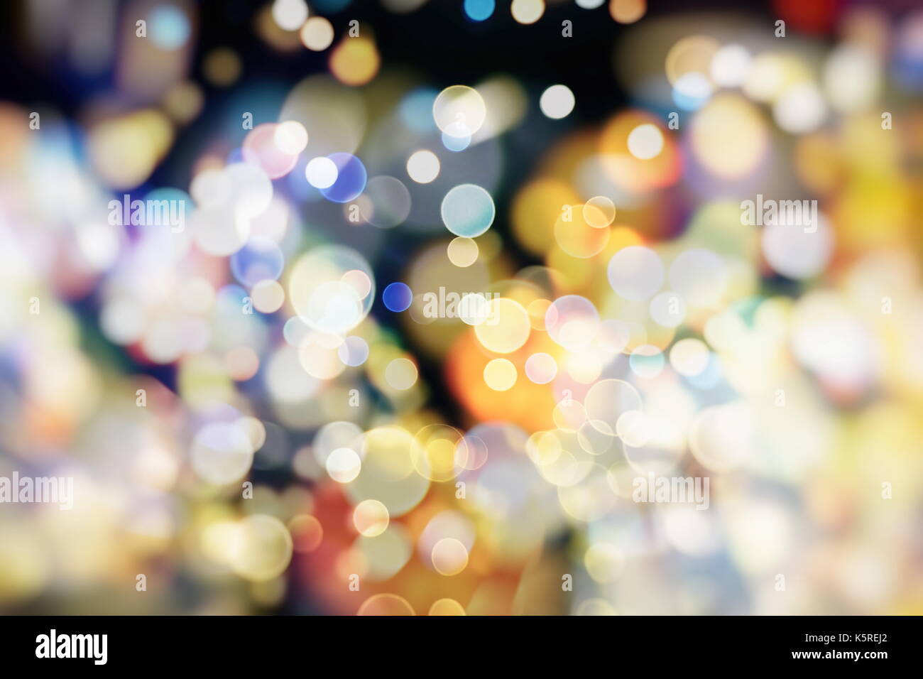 Bright light spots abstract bokeh blurred texture background Stock ...