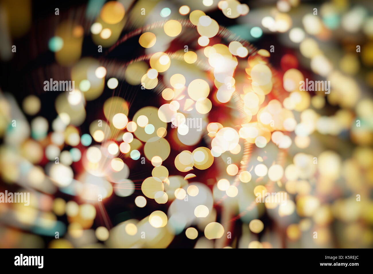 Bright light spots abstract bokeh blurred texture background Stock ...