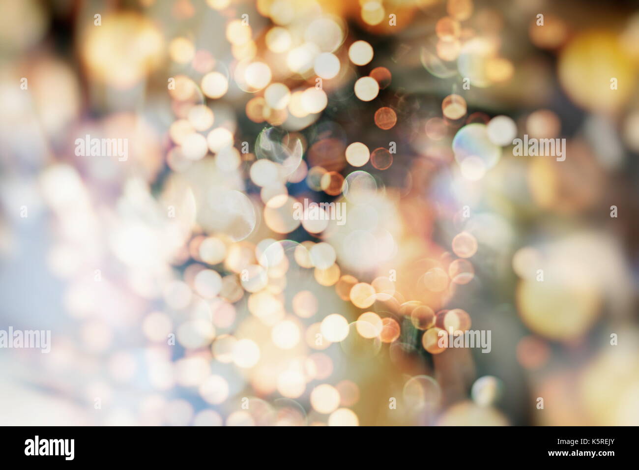 Bright light spots abstract bokeh blurred texture background Stock ...