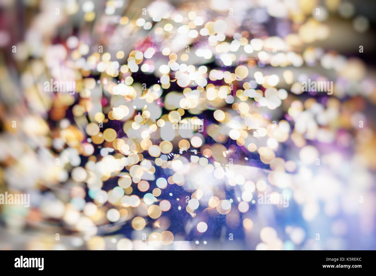 Bright light spots abstract bokeh blurred texture background Stock ...