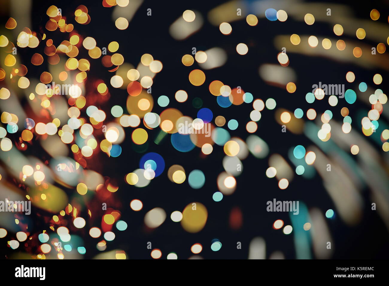 Bright light spots abstract bokeh blurred texture background Stock ...