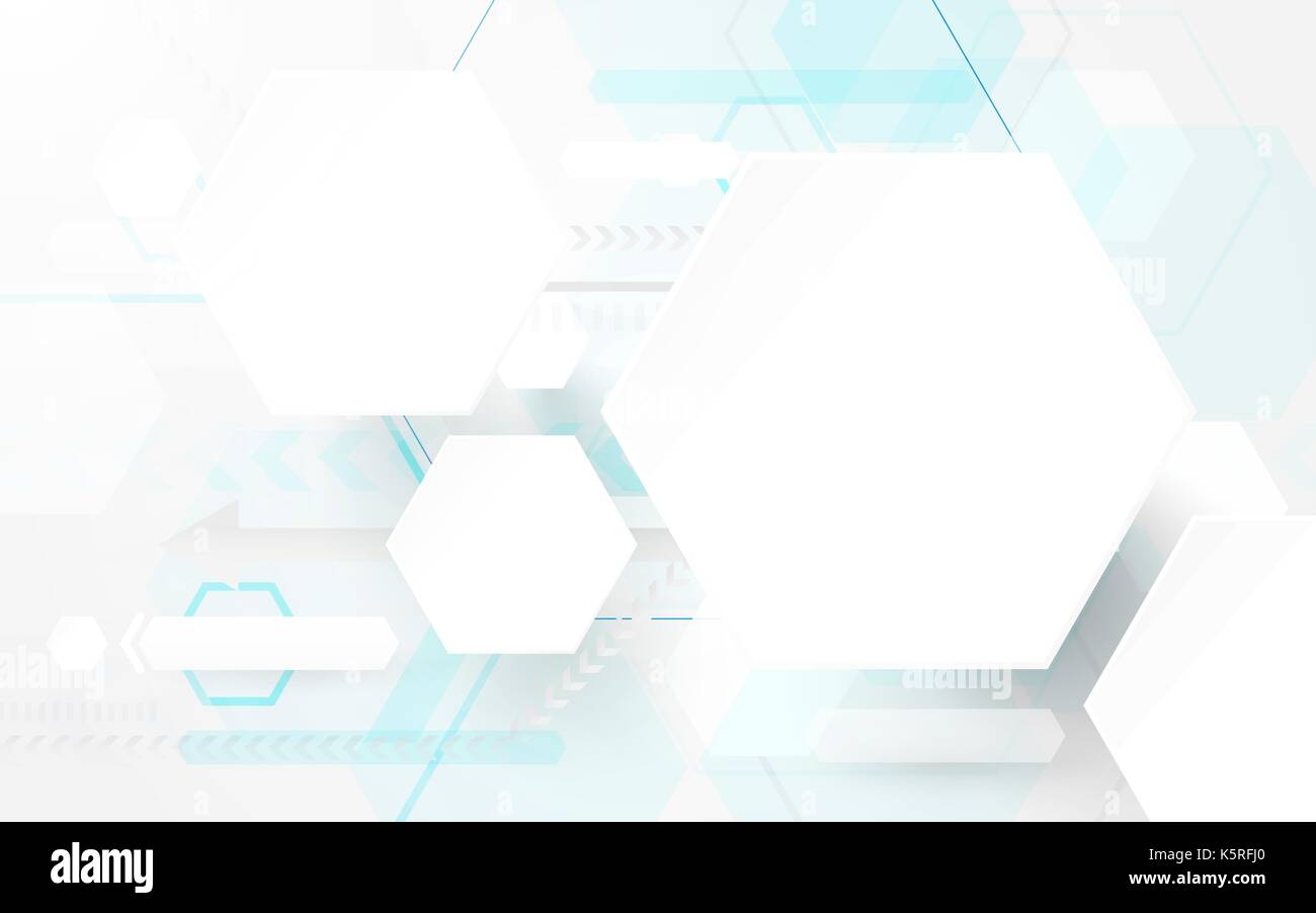 Abstract geometric shape technology digital hi tech concept background. Space for your text ...