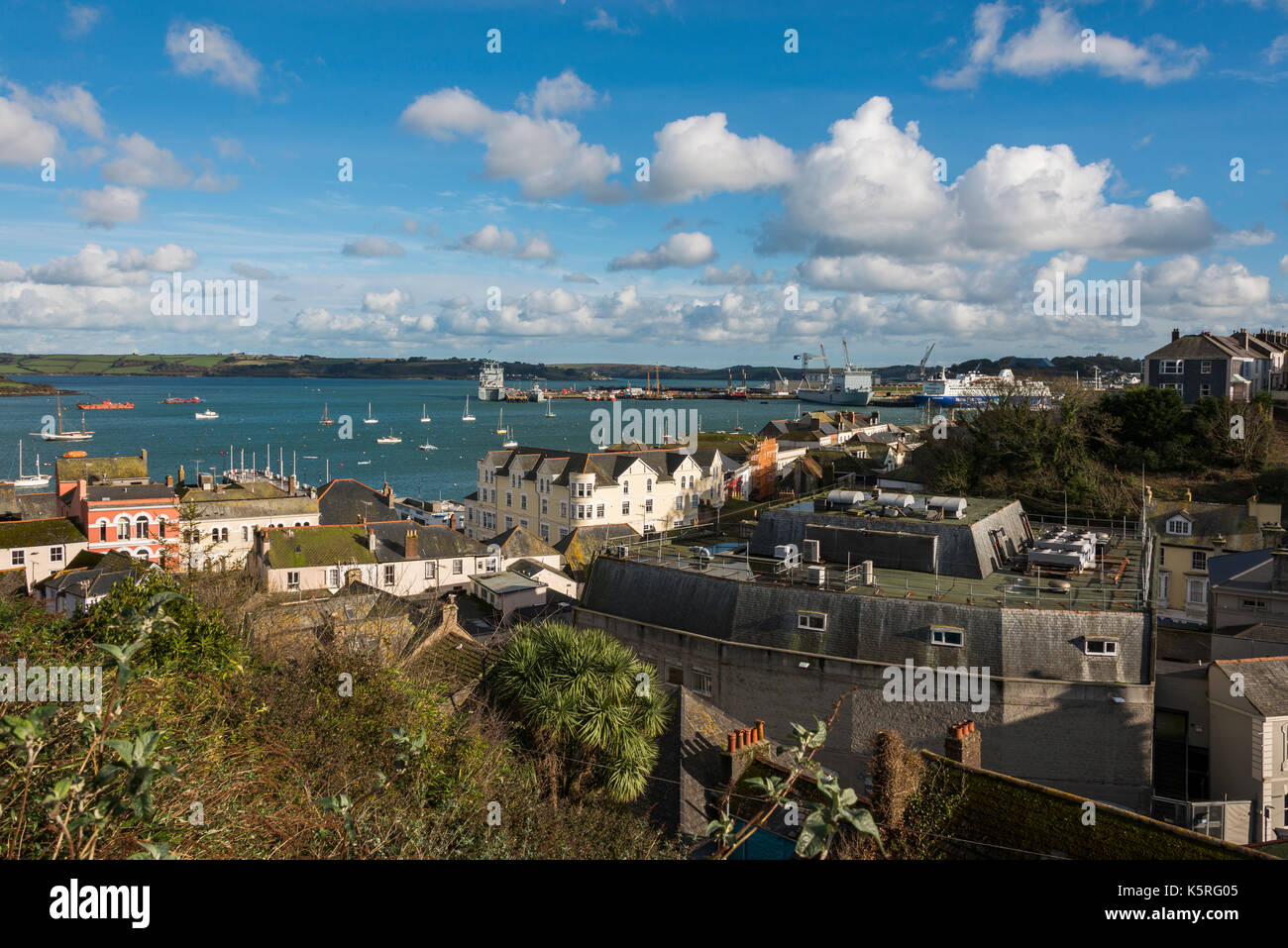 Falmouth Town, Cornwall, United Kingdom Stock Photo - Alamy