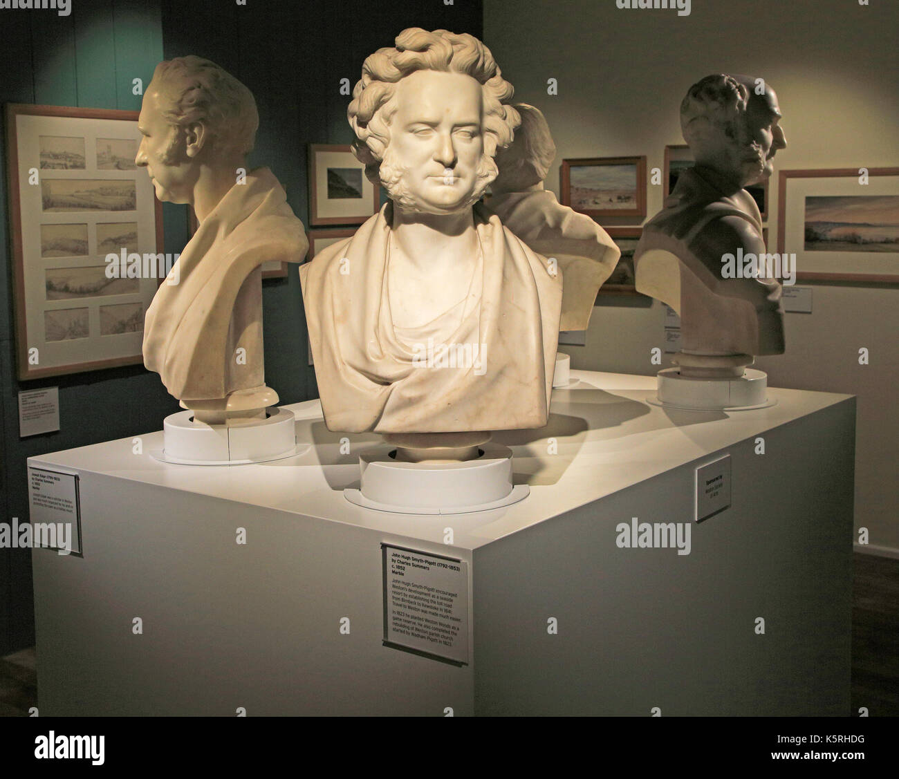 Marble bust John Hugh Smyth-Pigot (1792-1853), by Charles Summers c1852 ...