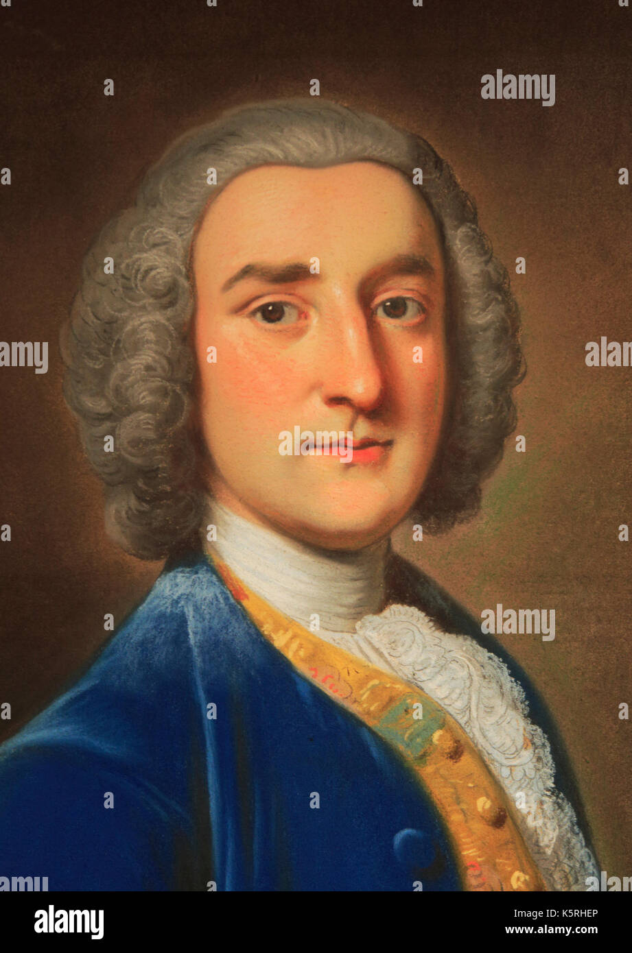 Painting of John Pigot (1716-94) by William Hoare 1740, Weston-super ...