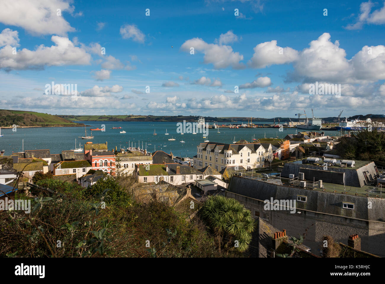 Falmouth Town, Cornwall, United Kingdom Stock Photo - Alamy