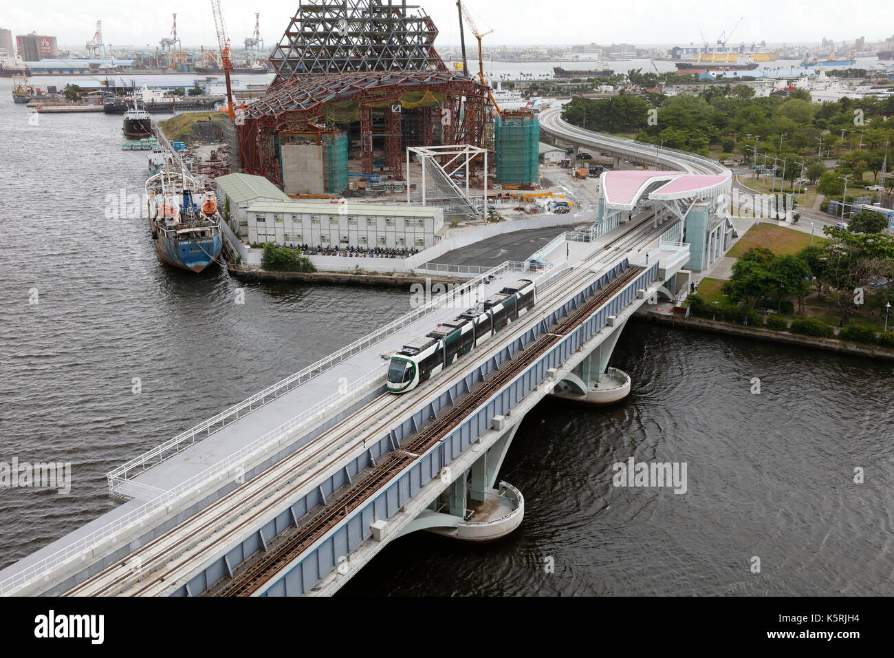 Light Rail System in Kaohsiung , Taiwan Stock Photo - Alamy
