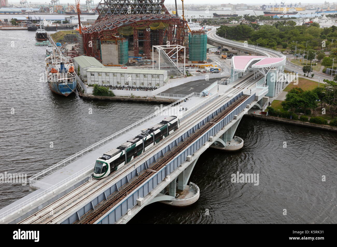 Light Rail System in Kaohsiung , Taiwan Stock Photo - Alamy