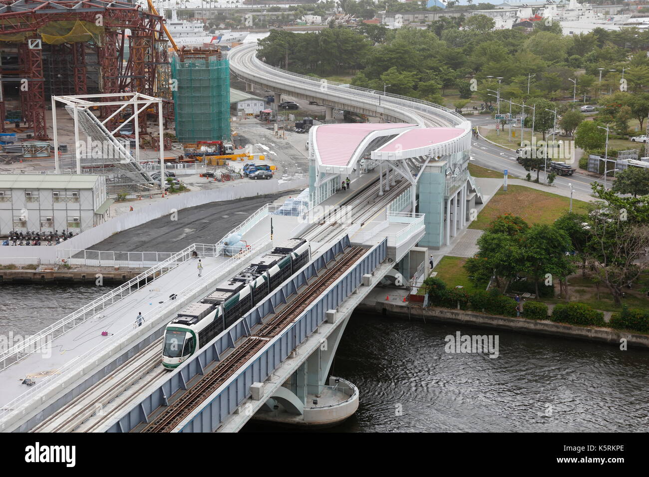 Light Rail System in Kaohsiung , Taiwan Stock Photo - Alamy