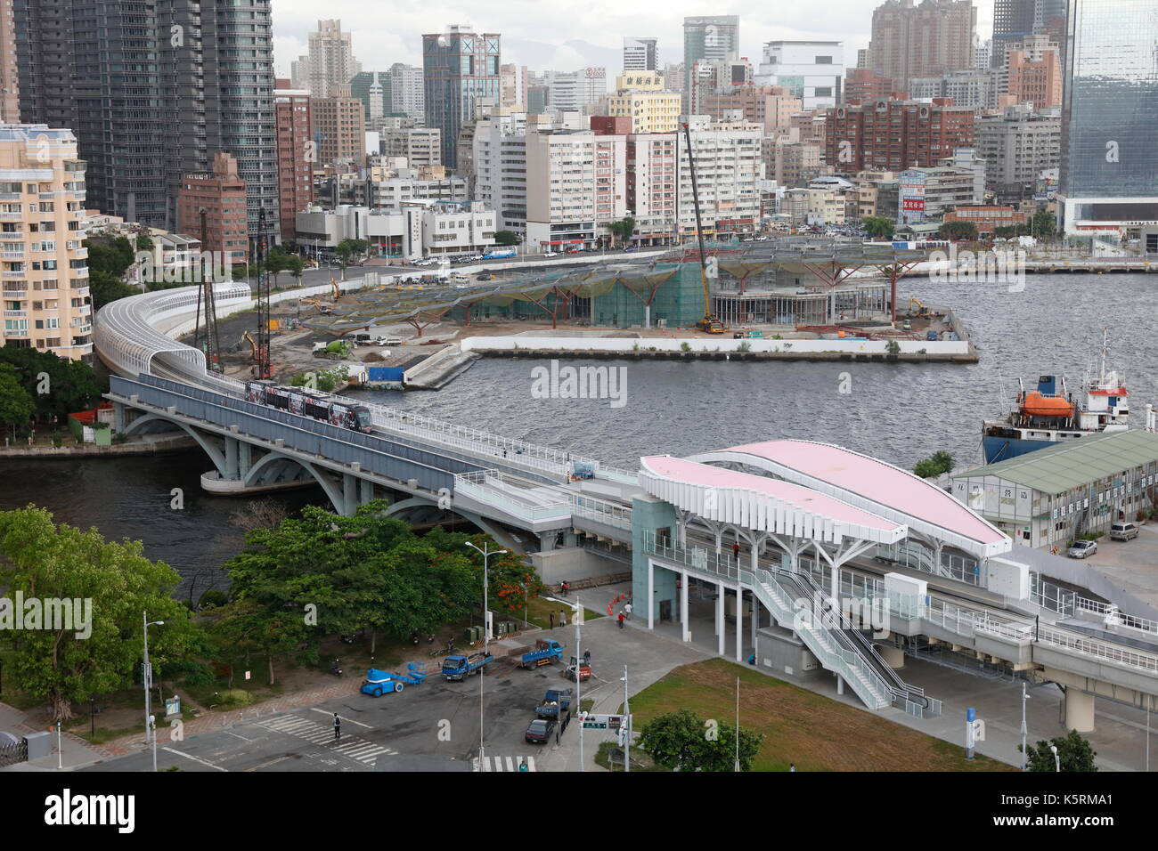 Light Rail System in Kaohsiung , Taiwan Stock Photo - Alamy