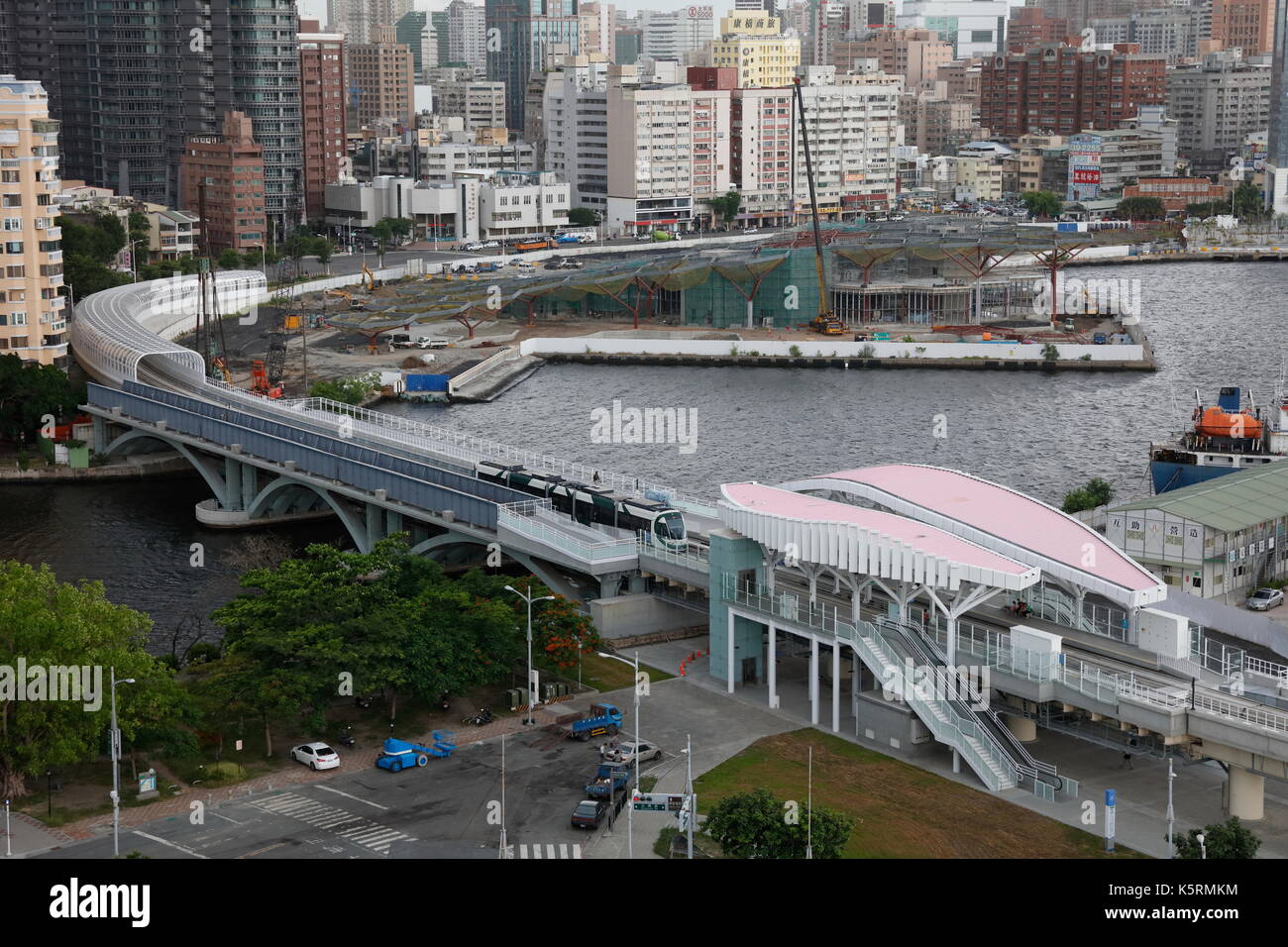 Light Rail System in Kaohsiung , Taiwan Stock Photo - Alamy