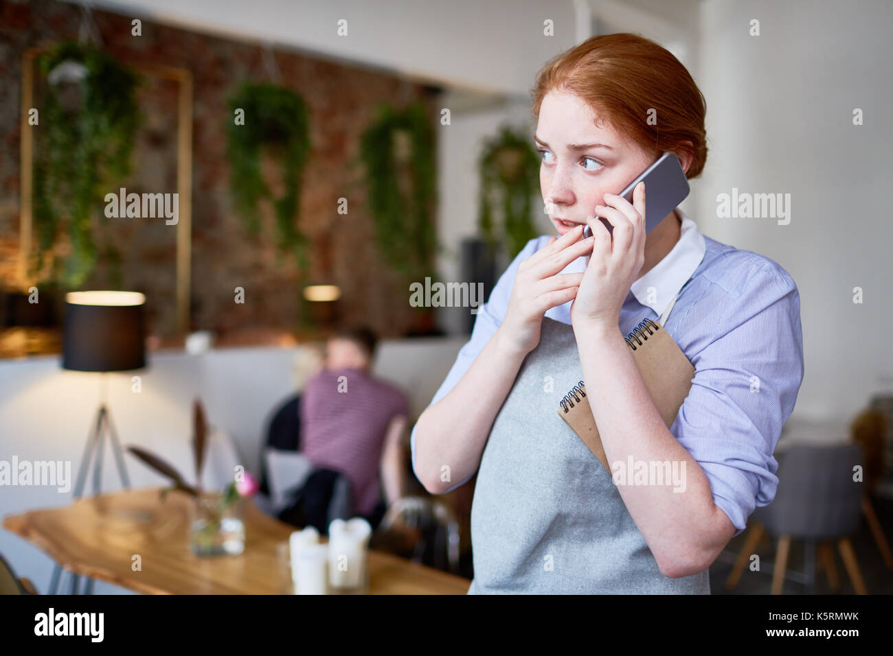 Calling at work Stock Photo - Alamy