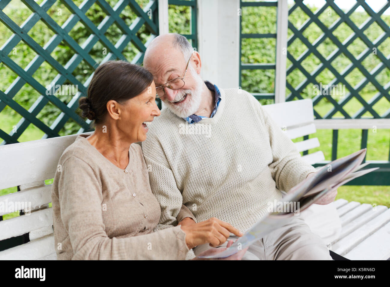 Guide senior man hi-res stock photography and images - Alamy