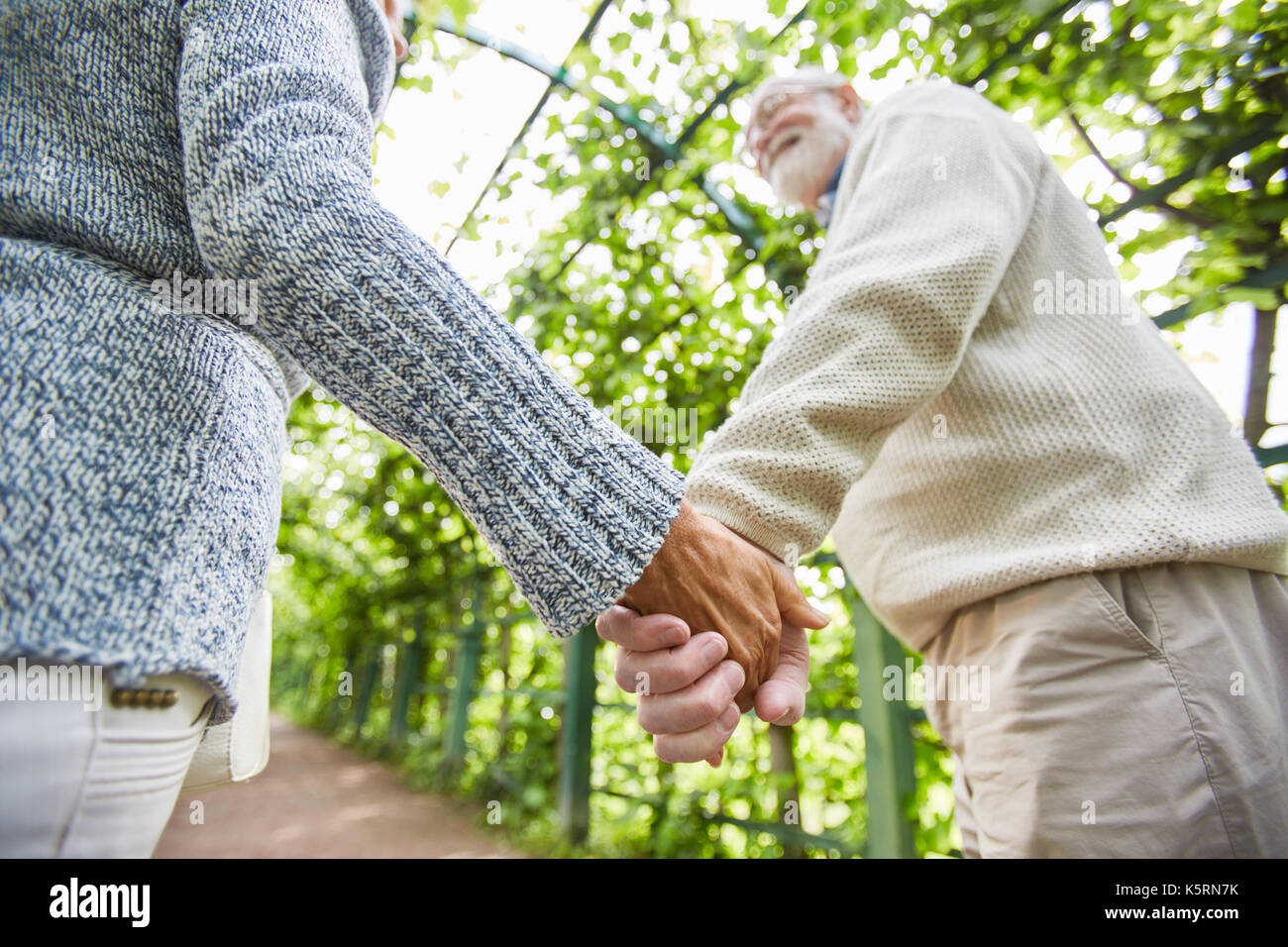 Hand senior woman moving hi-res stock photography and images - Alamy