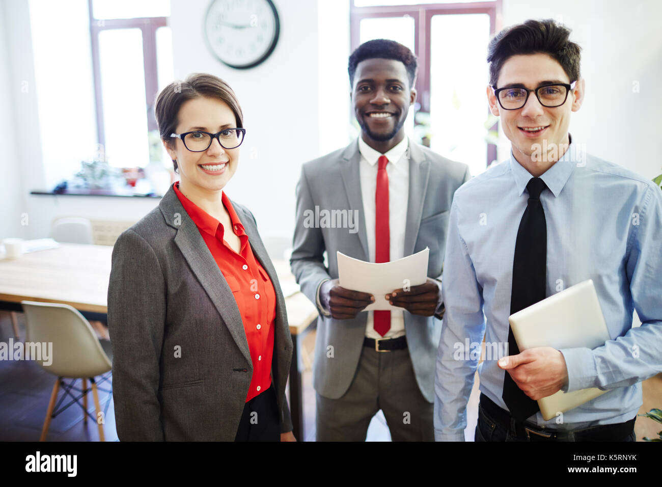 Group of employees Stock Photo - Alamy