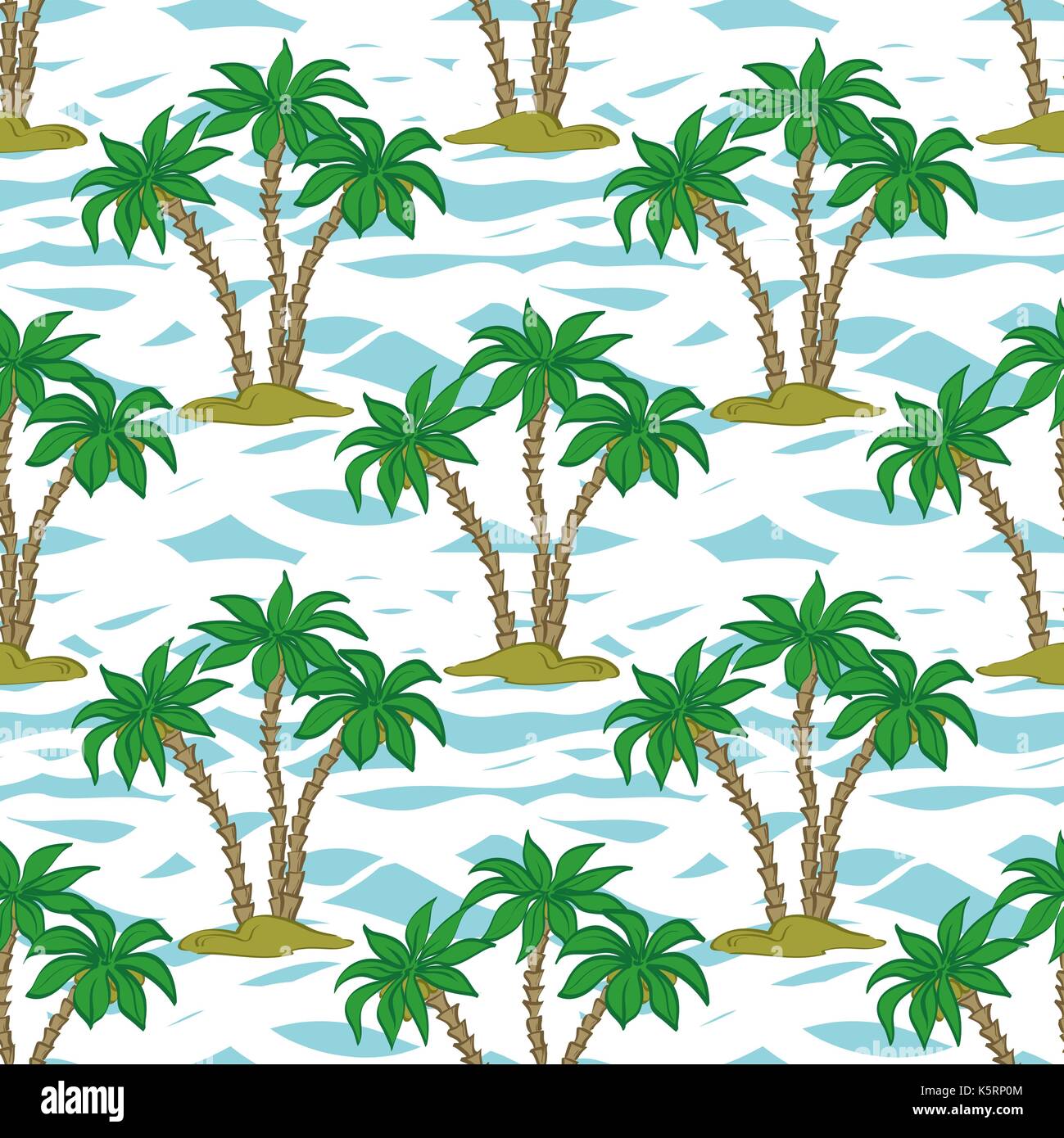 Seamless Pattern, Palms Stock Vector Image & Art - Alamy