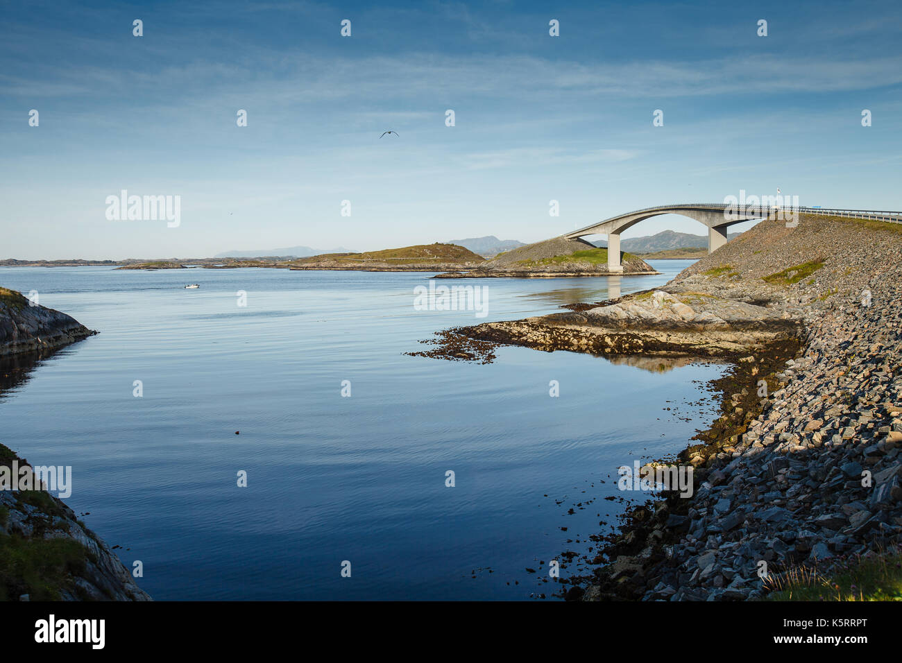 atlantic road bridge in Norway Stock Photo - Alamy
