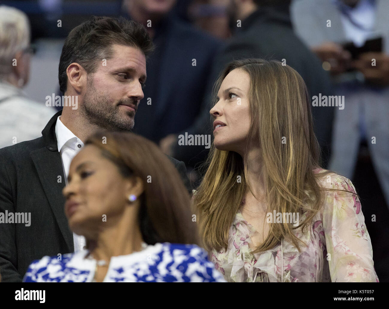New York, United States. 09th Sep, 2017. Philip Schneider & Hillary ...