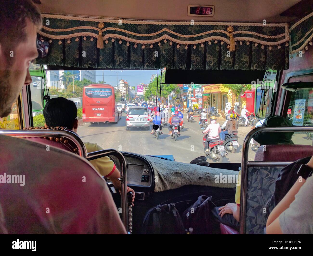 vietnam bus, transportation in vietnam Stock Photo - Alamy