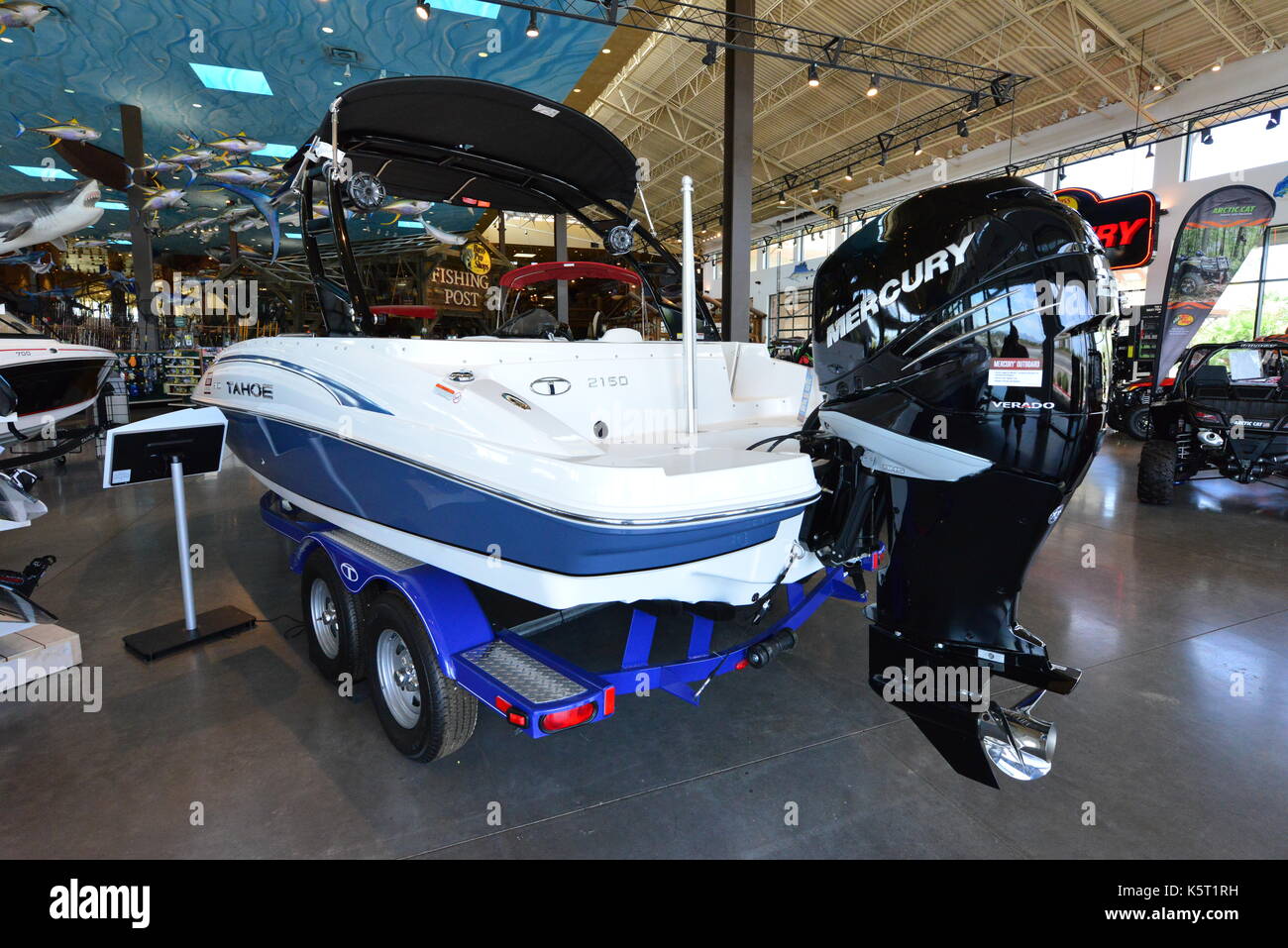 Speed boat for sale in America Stock Photo - Alamy