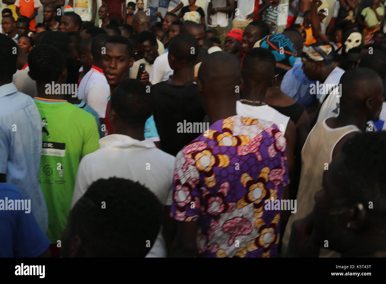 Traditional event in Ebrie village in Africa Stock Photo - Alamy