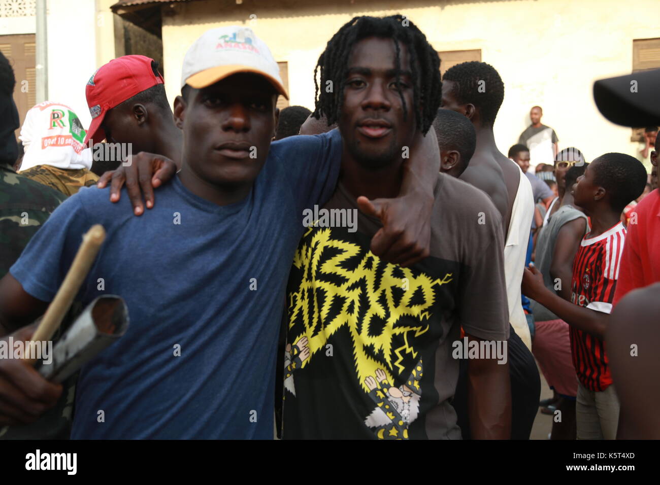 Traditional event in Ebrie village in Africa Stock Photo - Alamy