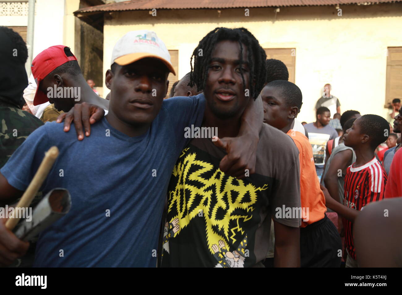 Traditional event in Ebrie village in Africa Stock Photo - Alamy