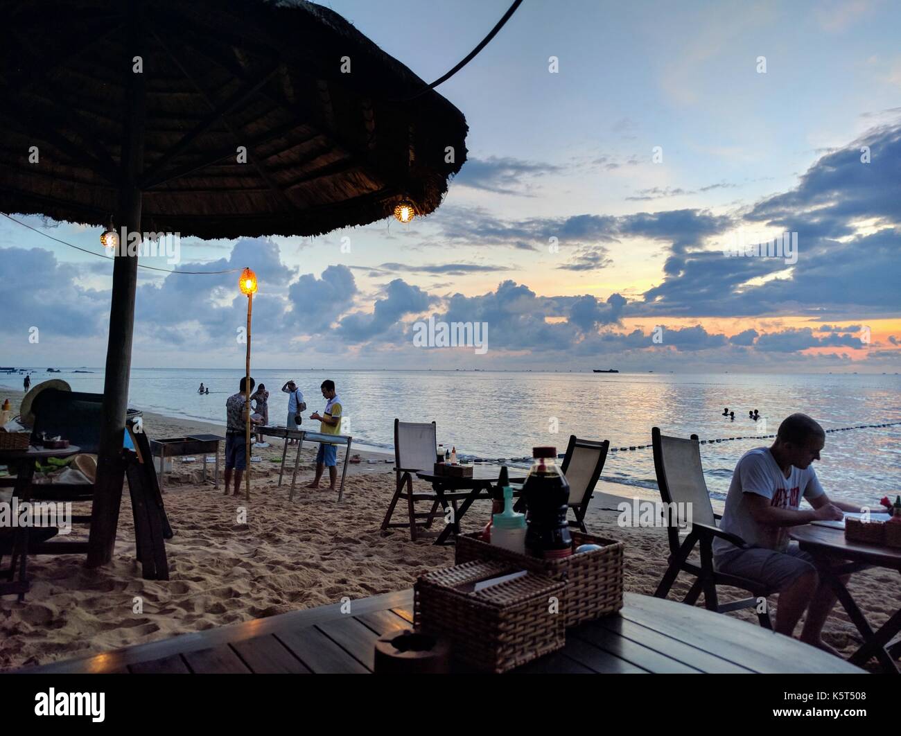 phu quoc island beach sunset, vietnam Stock Photo - Alamy