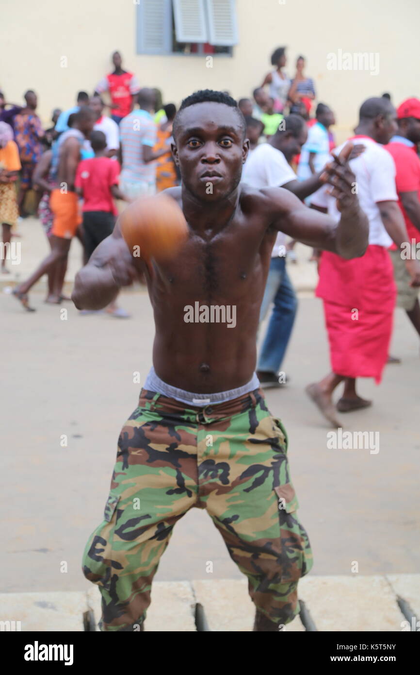 Traditional event in Ebrie village in Africa Stock Photo - Alamy