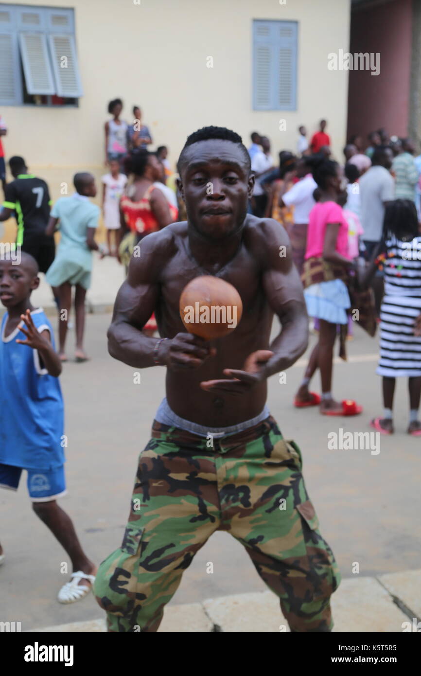 Traditional event in Ebrie village in Africa Stock Photo - Alamy
