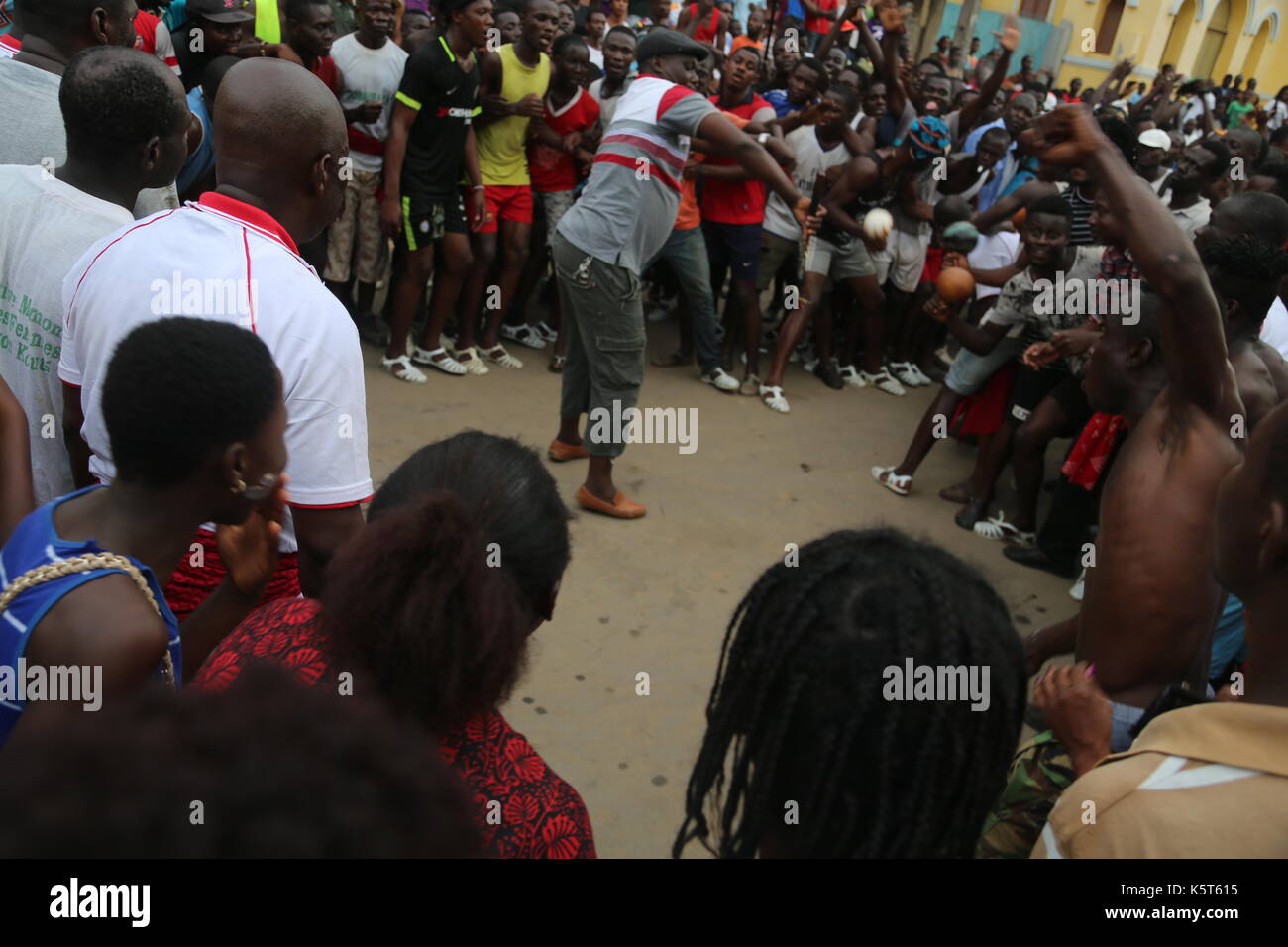 Traditional event in Ebrie village in Africa Stock Photo - Alamy