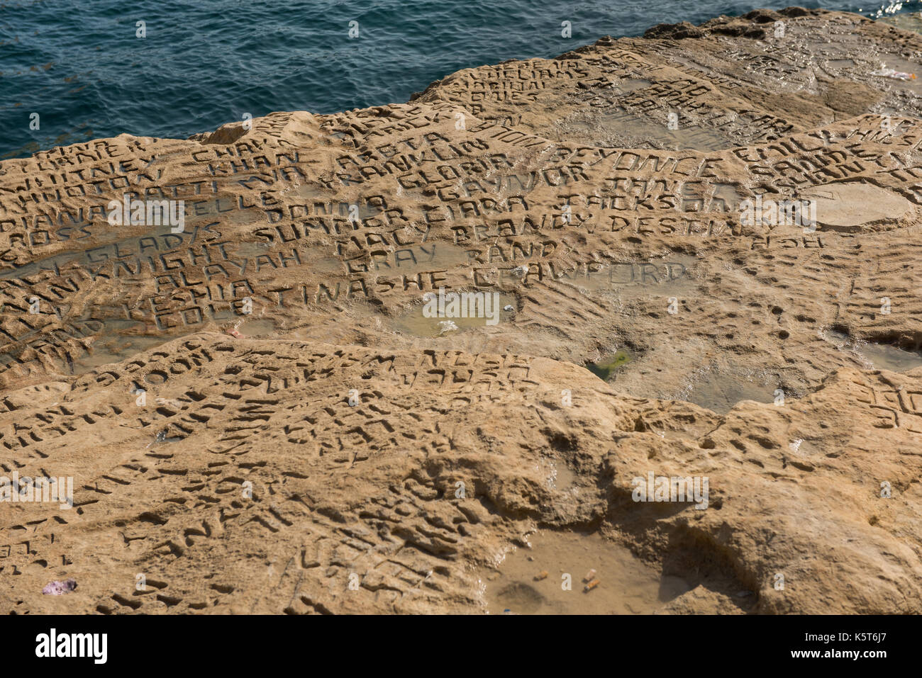 Malta text design calligraphy hi-res stock photography and images - Alamy