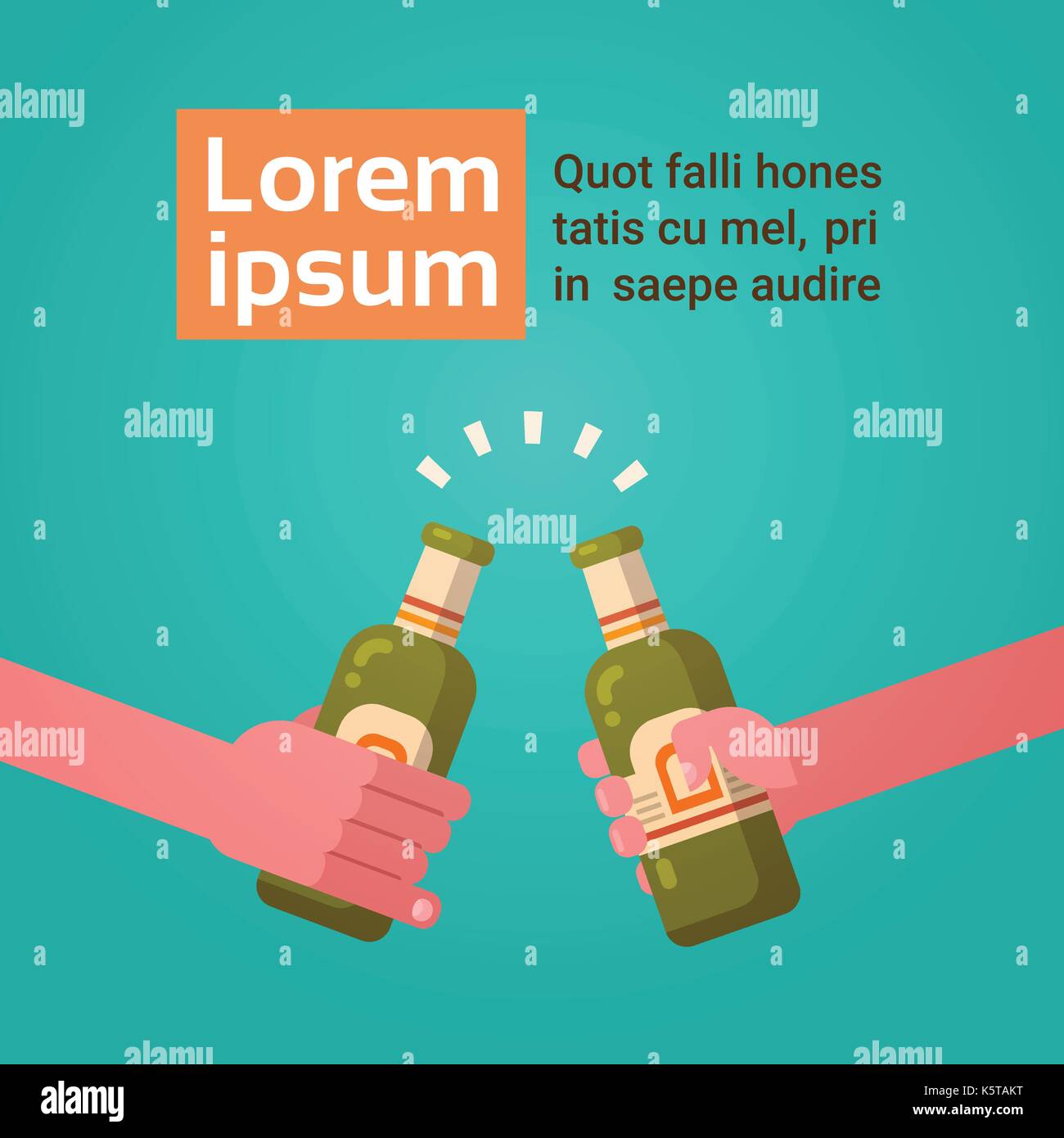 Two people alcohol Stock Vector Images - Alamy