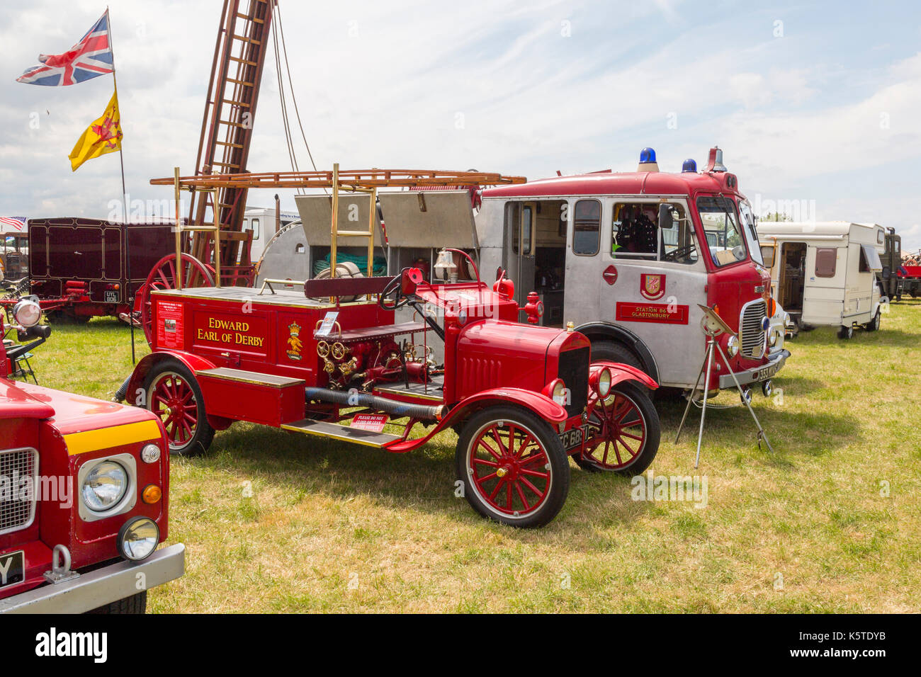 A vintage 1923 Ford Model 'T' fire engine at the Sedgemoor Vintage ...