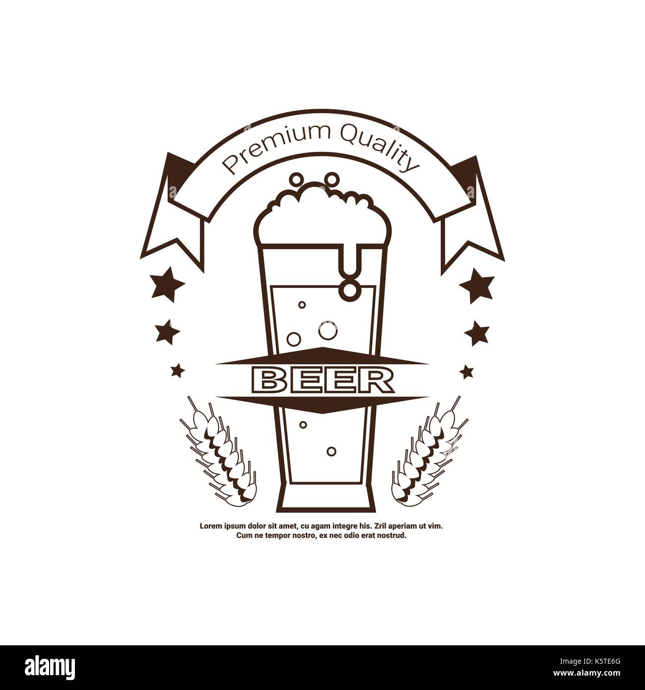 Oktoberfest Beer Festival Logo Holiday Decoration Posters Design Stock ...