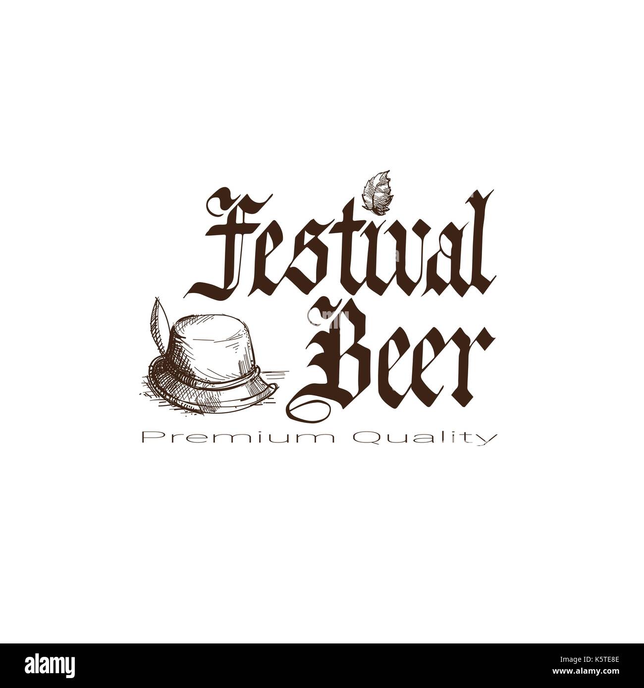 Oktoberfest Beer Festival Logo Holiday Decoration Posters Design Stock ...