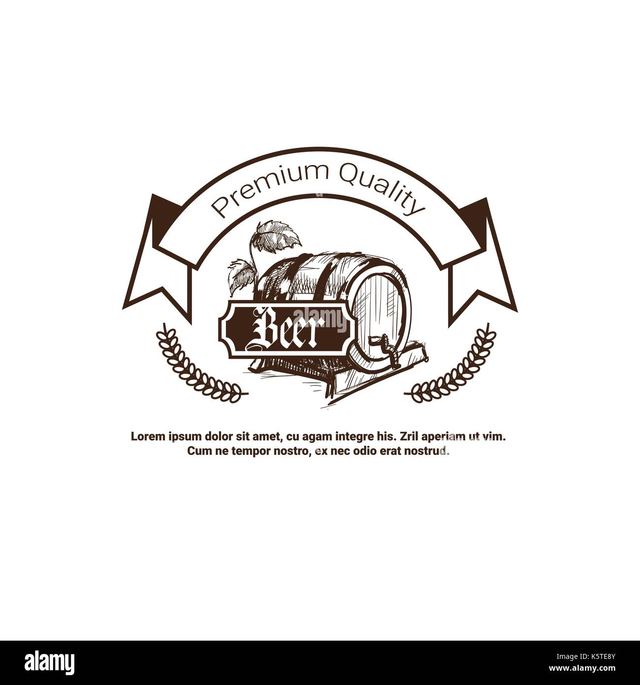 Oktoberfest Beer Festival Logo Holiday Decoration Posters Design Stock ...