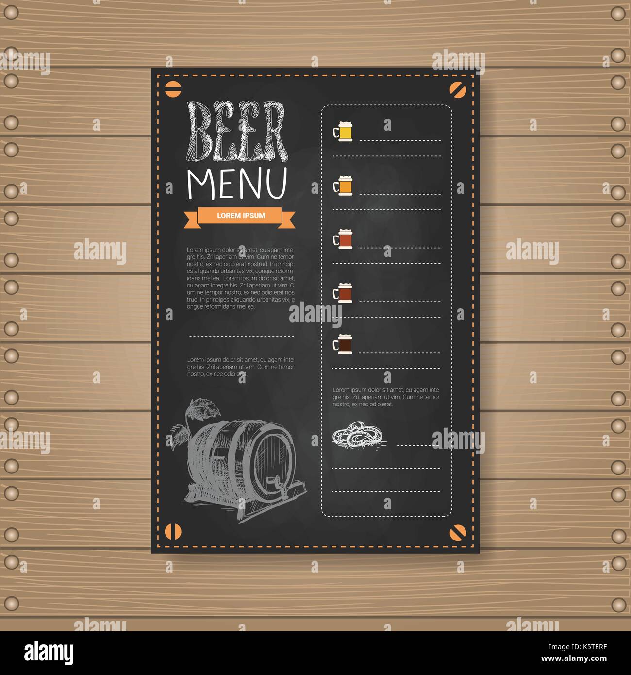 Pub Menu Design