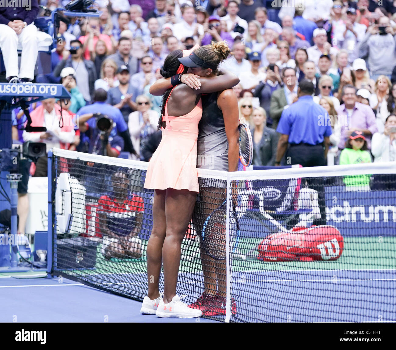 New York, NY USA - September 9, 2017: Sloane Stephens & Madison Kyes ...