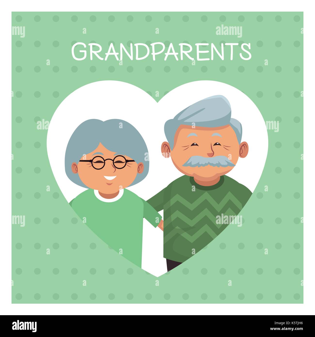 Cute grandparents cartoon Stock Vector Image & Art - Alamy
