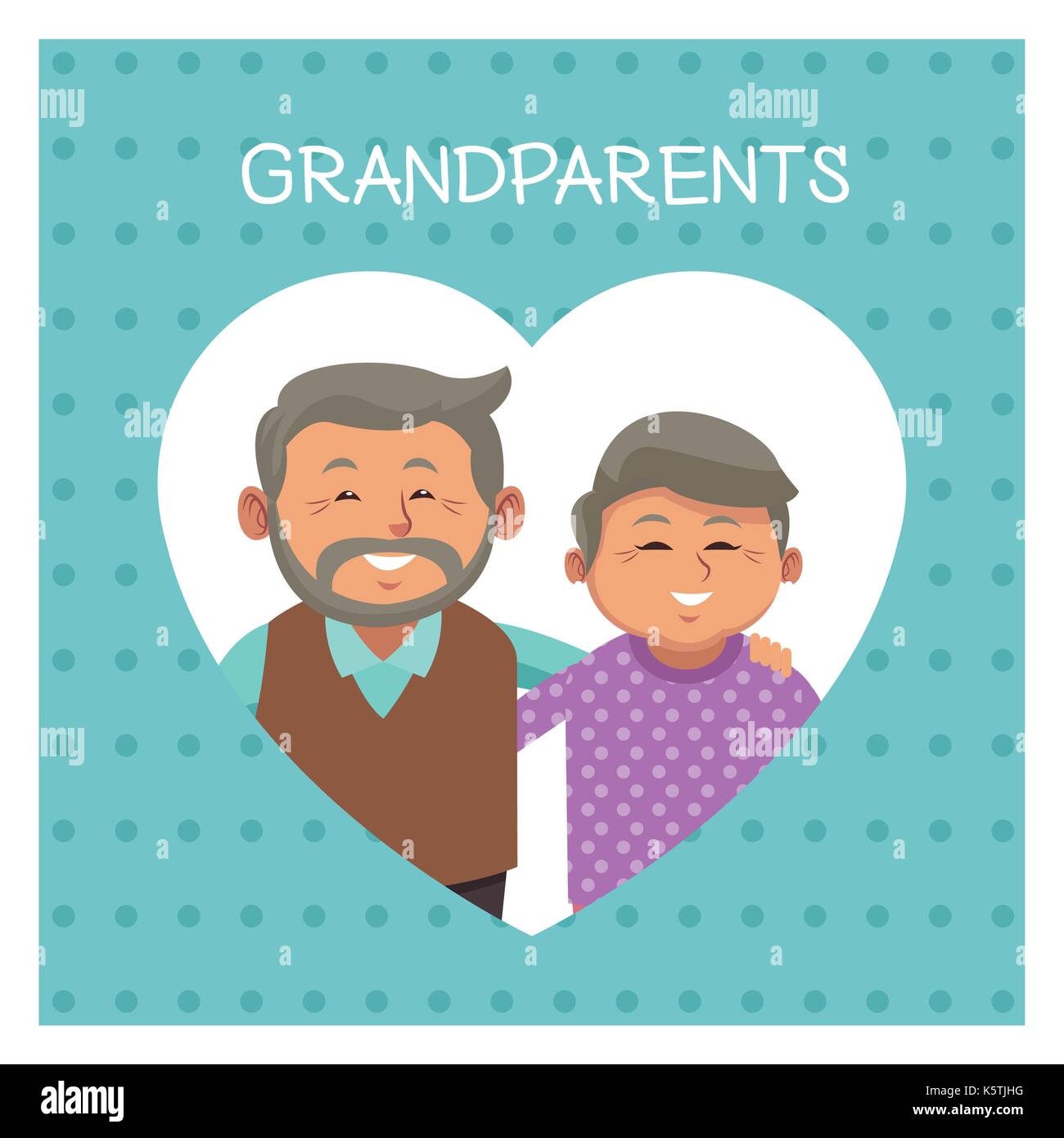 Cute grandparents cartoon Stock Vector Image & Art - Alamy
