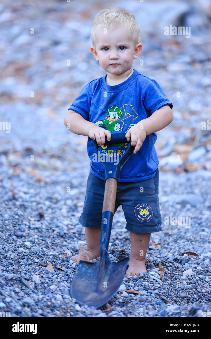Little boy playing hi-res stock photography and images - Alamy
