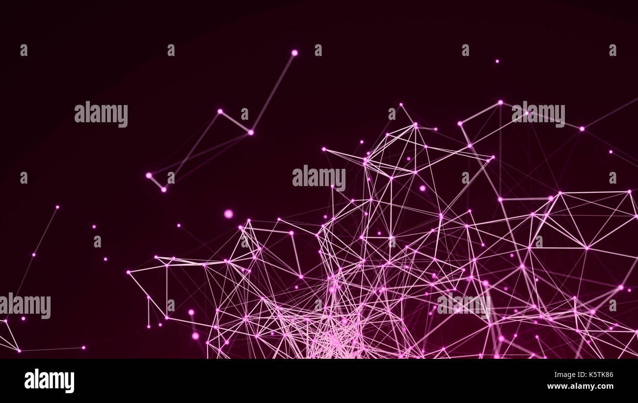 Abstract connection dots. Technology background. Network concept Stock ...