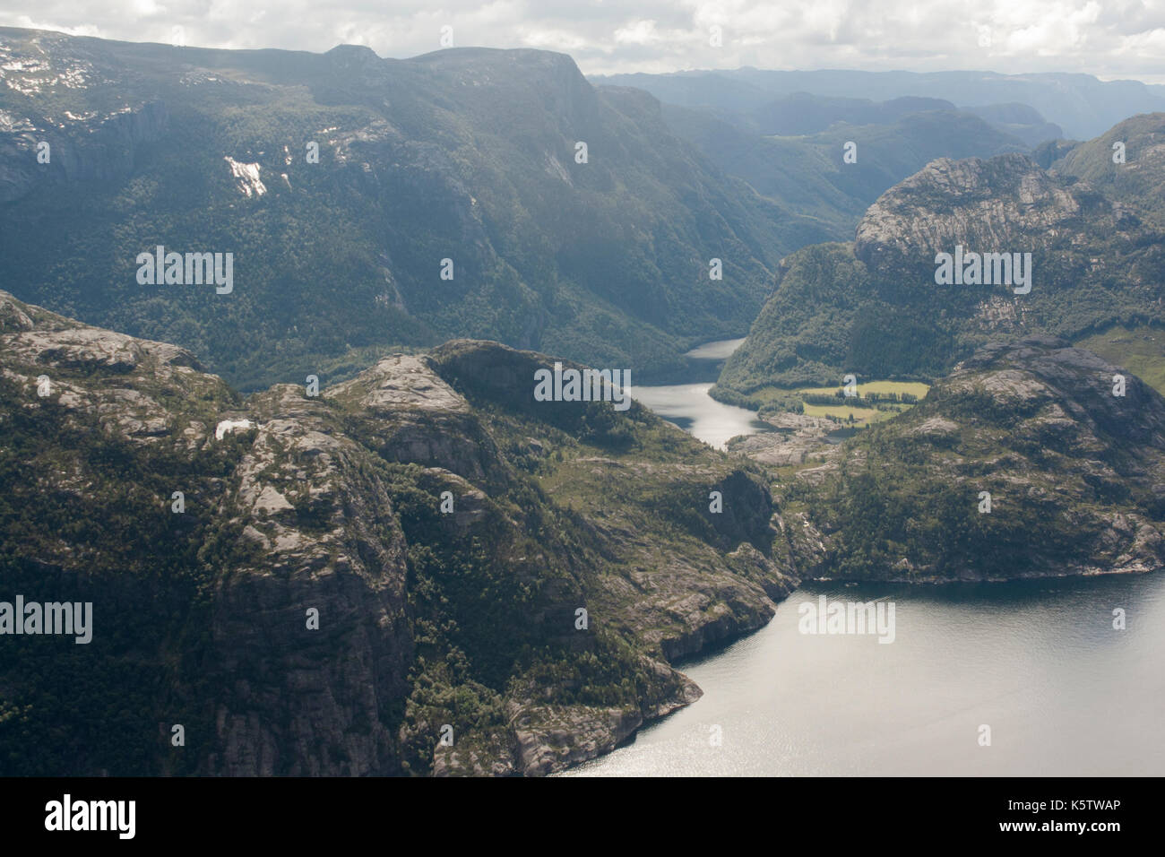 Fjords and the preikestolen cliff hi-res stock photography and images ...