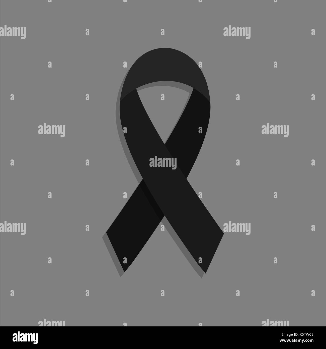 black ribbon vector Stock Vector Image & Art - Alamy