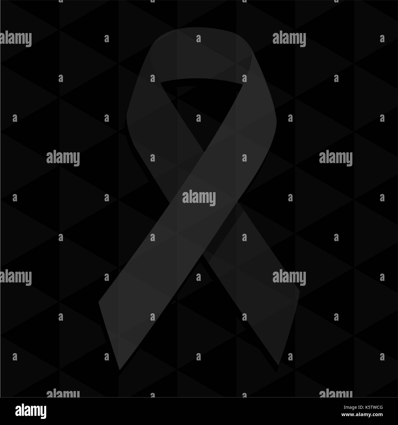black ribbon vector Stock Vector Image & Art - Alamy