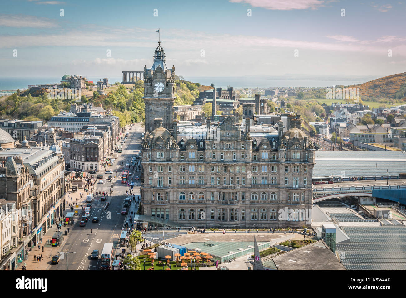 Nice view of Edinburgh Stock Photo - Alamy