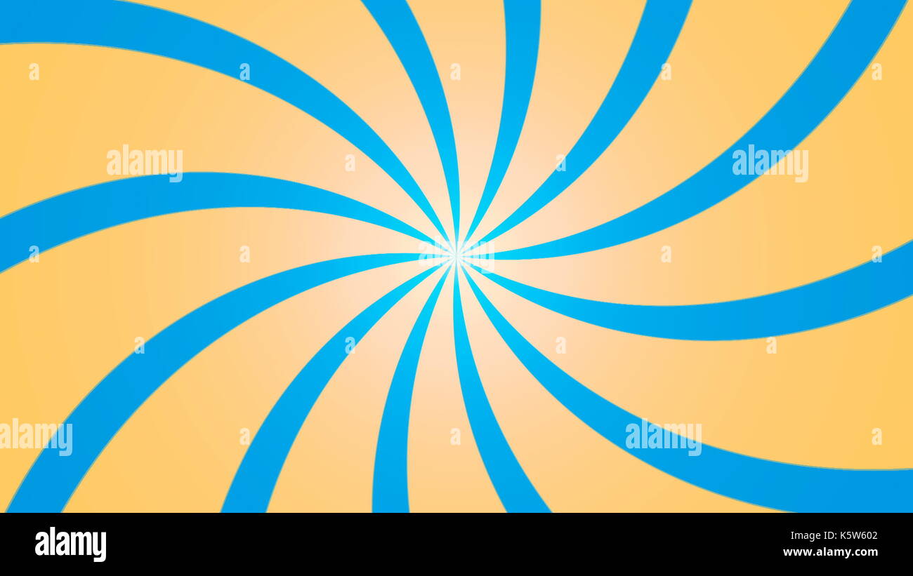 Abstract background with animation of sun beams. Retro radial ...