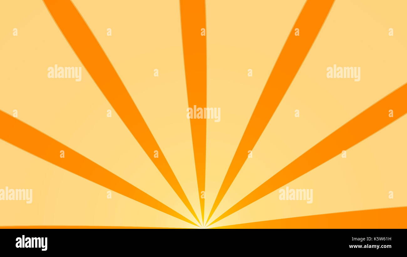 Abstract background with animation of sun beams. Retro radial ...